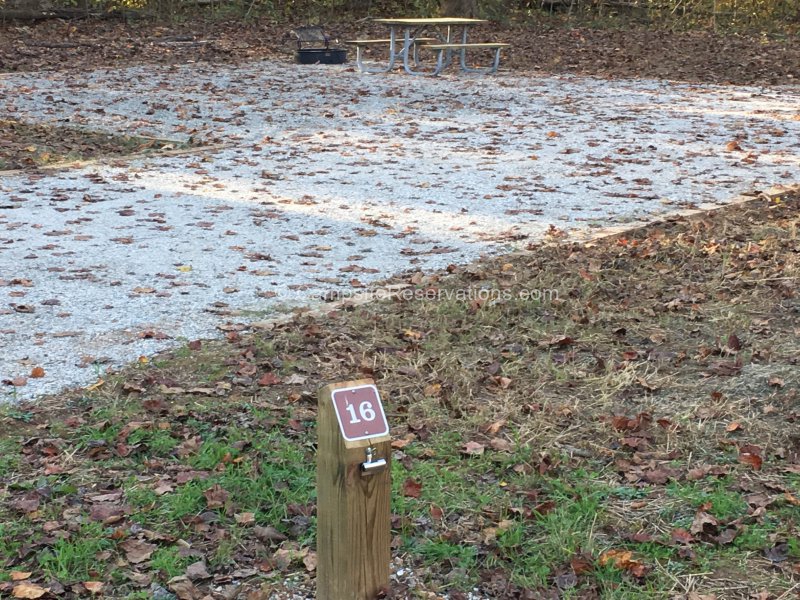 Photo of Campsite 16 in River Bend Campground at Powhatan State Park ...