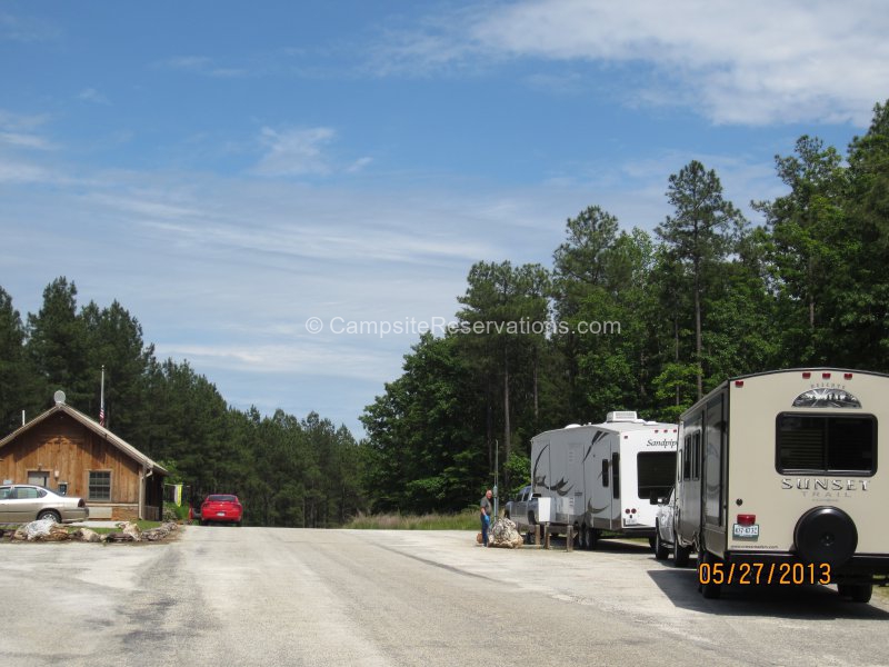 Red Oak Campground at James River State Park, Virginia, United States
