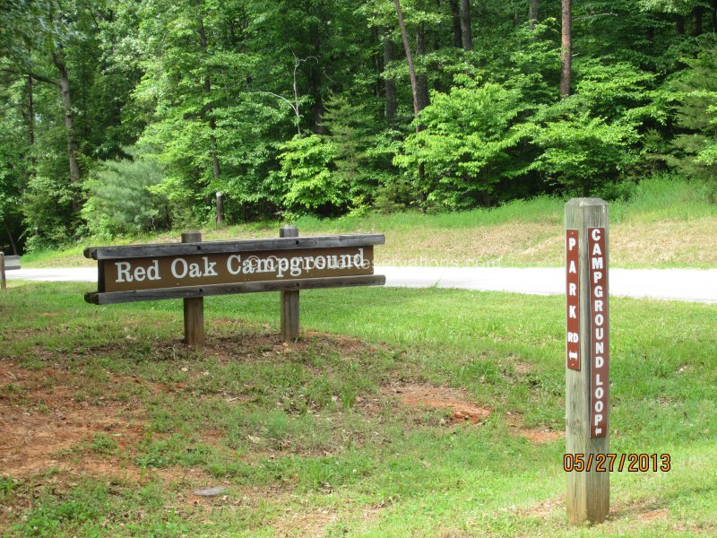 Red Oak Campground at James River State Park, Virginia, United States