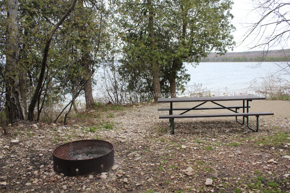 Photo of Campsite 642 in North Nicolet Bay Campground at Peninsula ...