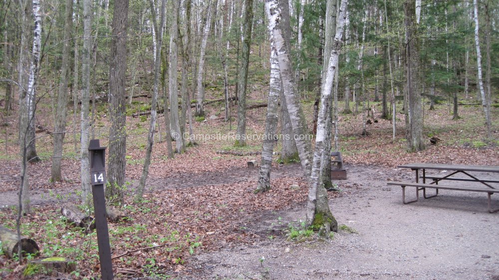 Photo of Campsite 14 in Daisy Field South Campground at Potawatomi ...