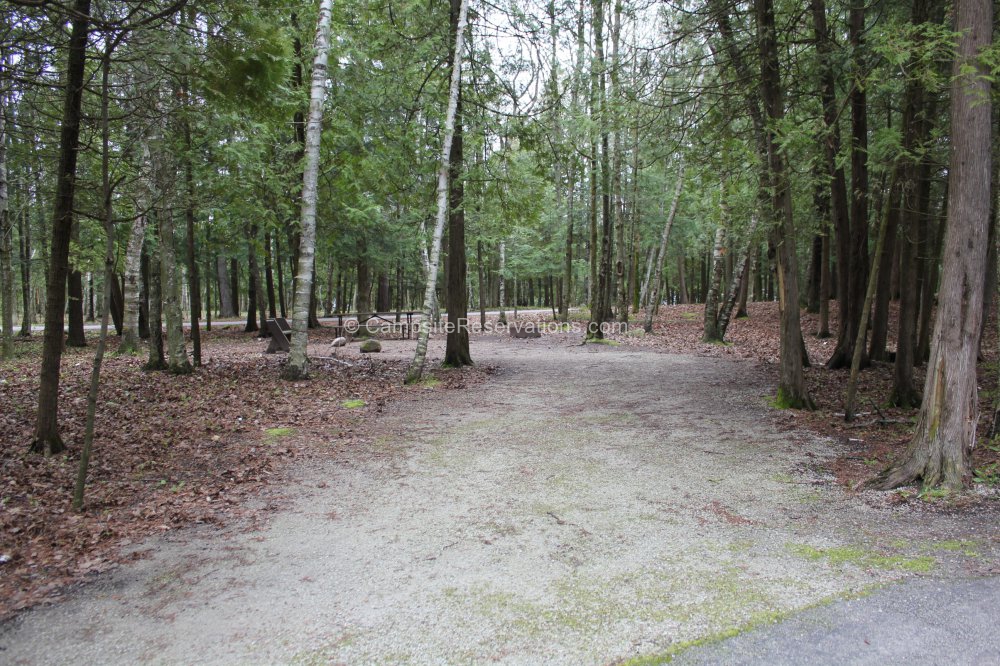 Campsite 102 in Daisy Field North Campground at Potawatomi State Park ...