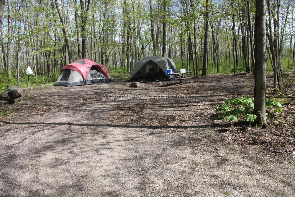 Photo of Campsite 511 in Ice Age Campground at Devil's Lake State Park ...