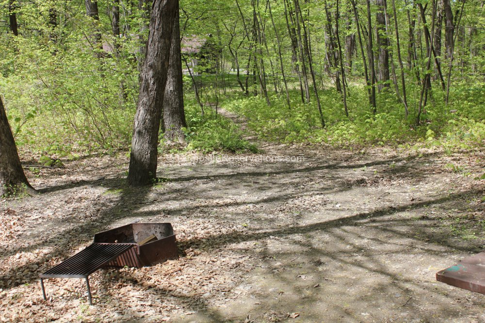 Campsite 188 in Northern Lights Campground at Devil's Lake State Park ...