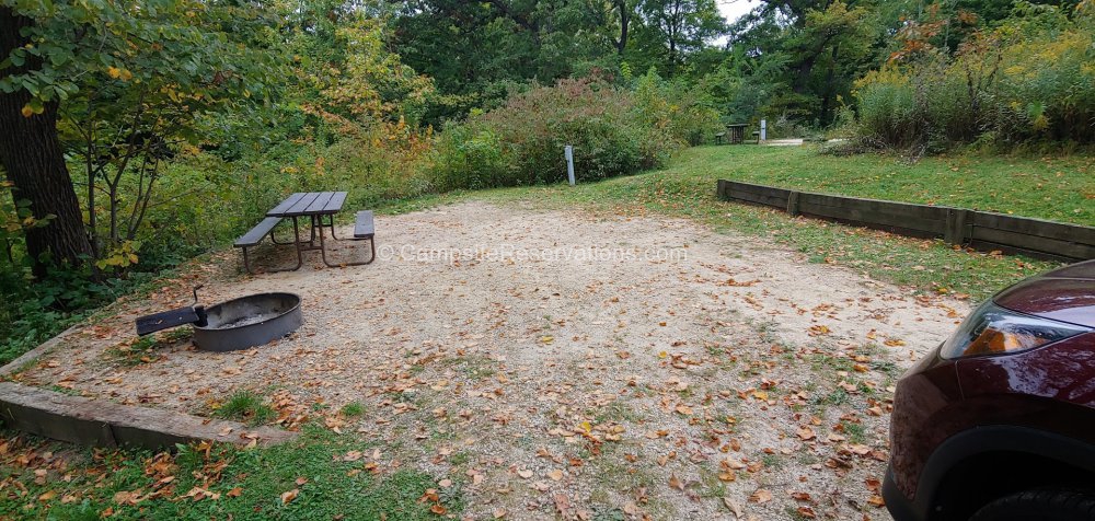 Photo of Campsite 126 in Wisc Ridge Campground at Wyalusing State Park ...