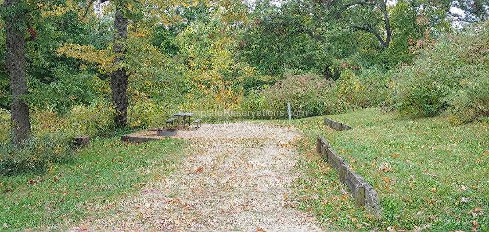 Photo of Campsite 126 in Wisc Ridge Campground at Wyalusing State Park ...