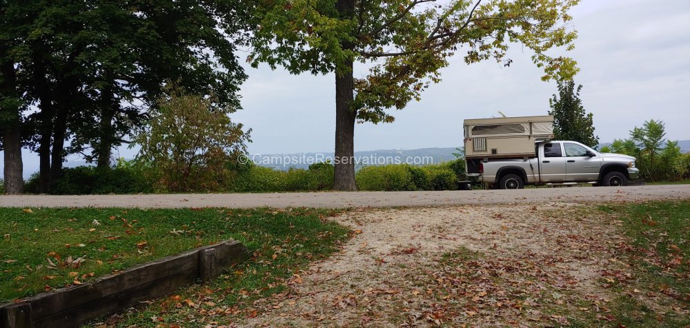 Photo of Campsite 126 in Wisc Ridge Campground at Wyalusing State Park ...