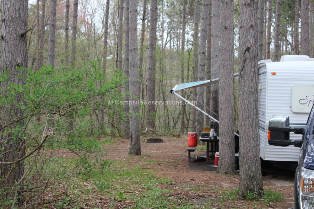 Campsite 014 in Hartman Creek State Park Campground at Hartman Creek ...