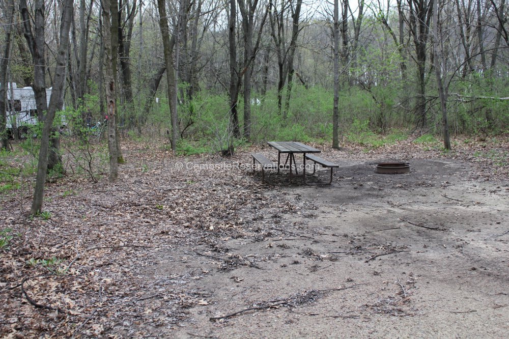 Campsite 061 in Hartman Creek State Park Campground at Hartman Creek ...