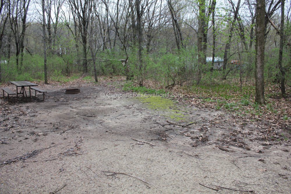 Campsite 061 in Hartman Creek State Park Campground at Hartman Creek ...