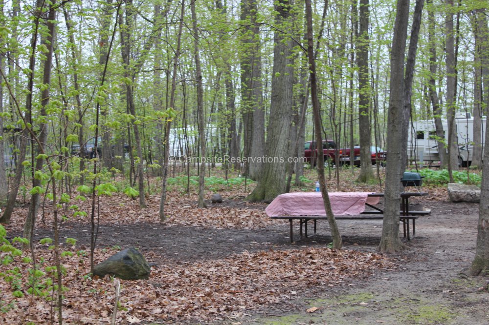 Campsite 079 in Family Campground at High Cliff State Park, Wisconsin ...