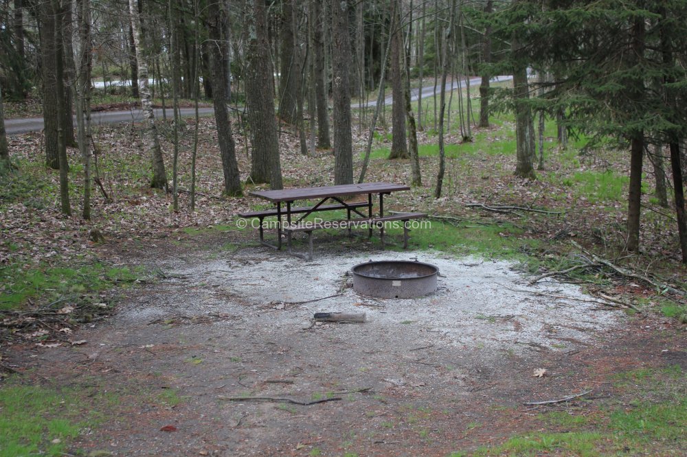 Campsite 002 in Point Beach State Forest Campground at Point Beach ...