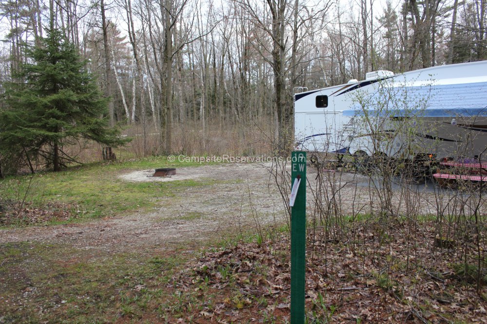 Campsite 019 in Point Beach State Forest Campground at Point Beach ...