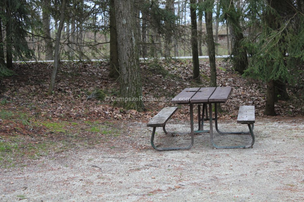 Campsite 025 in Point Beach State Forest Campground at Point Beach ...