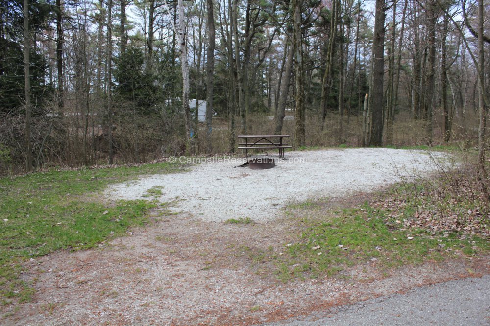 Campsite 061 in Point Beach State Forest Campground at Point Beach ...