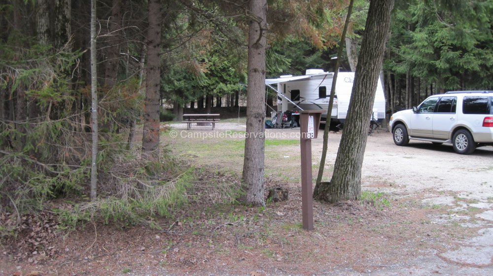 Campsite 088 in Point Beach State Forest Campground at Point Beach ...