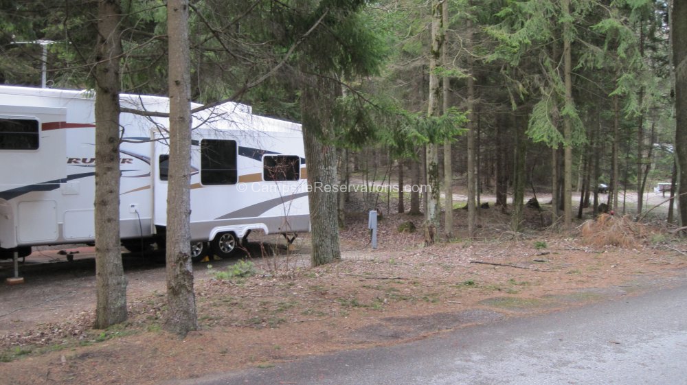 Campsite 103 in Point Beach State Forest Campground at Point Beach ...