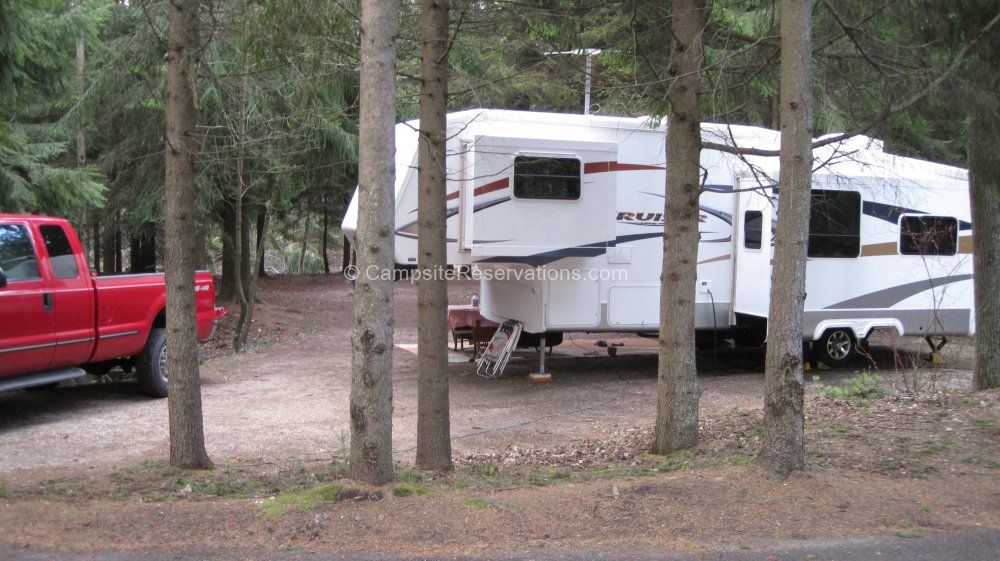 Campsite 103 in Point Beach State Forest Campground at Point Beach ...