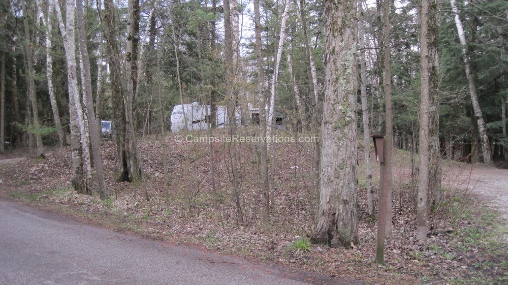 Campsite 106 in Point Beach State Forest Campground at Point Beach ...