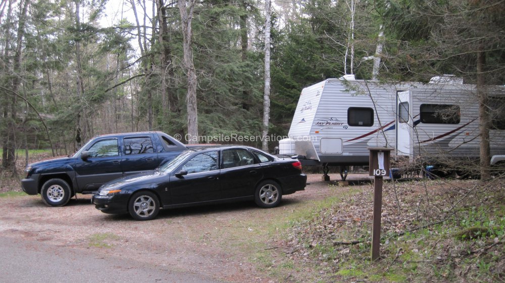 Photo of Campsite 109 in Point Beach State Forest Campground at Point ...