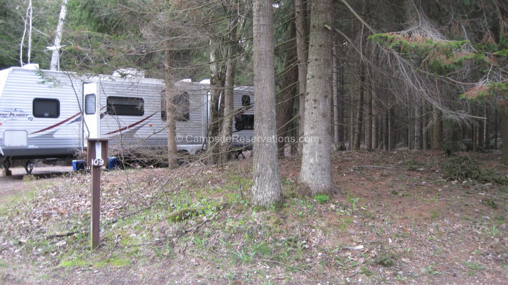 Photo of Campsite 109 in Point Beach State Forest Campground at Point ...