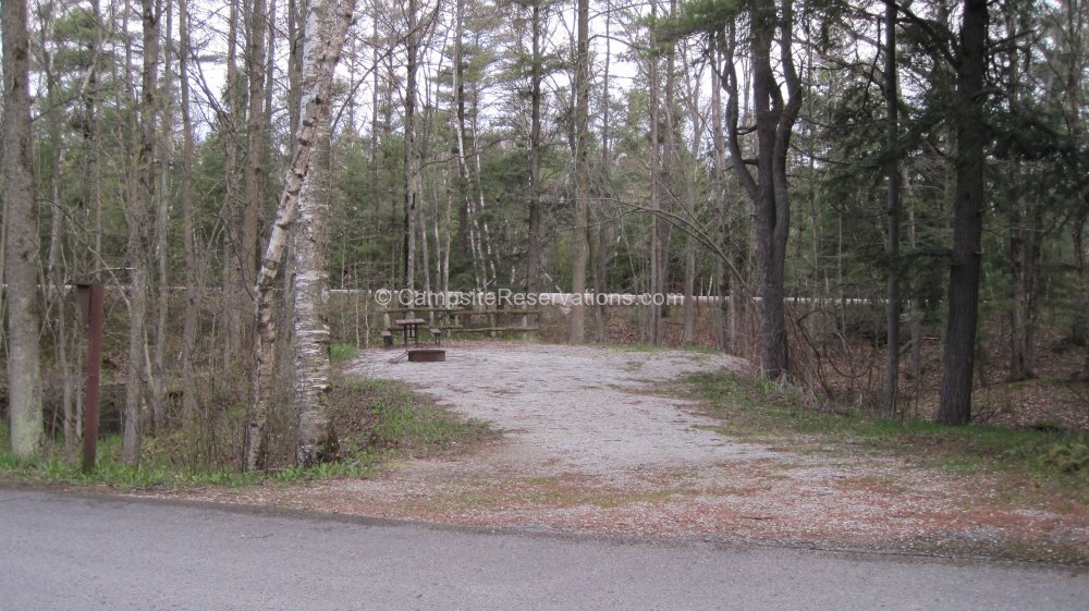 Campsite 110 in Point Beach State Forest Campground at Point Beach ...