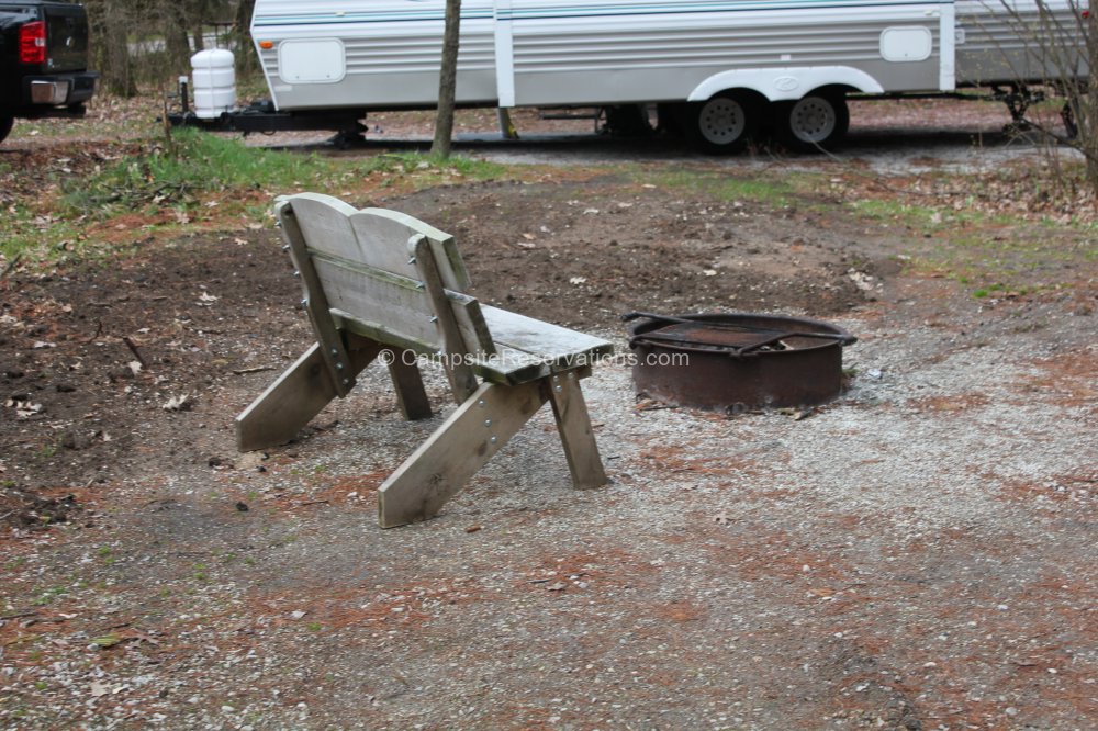 Campsite 124 in Point Beach State Forest Campground at Point Beach ...
