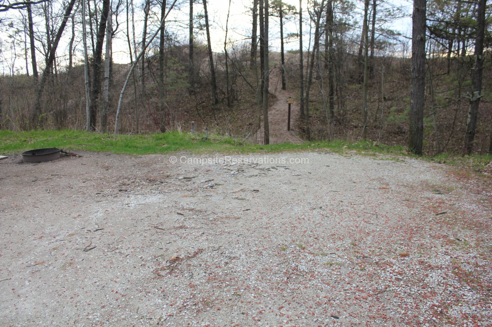 Campsite 125 in Point Beach State Forest Campground at Point Beach ...