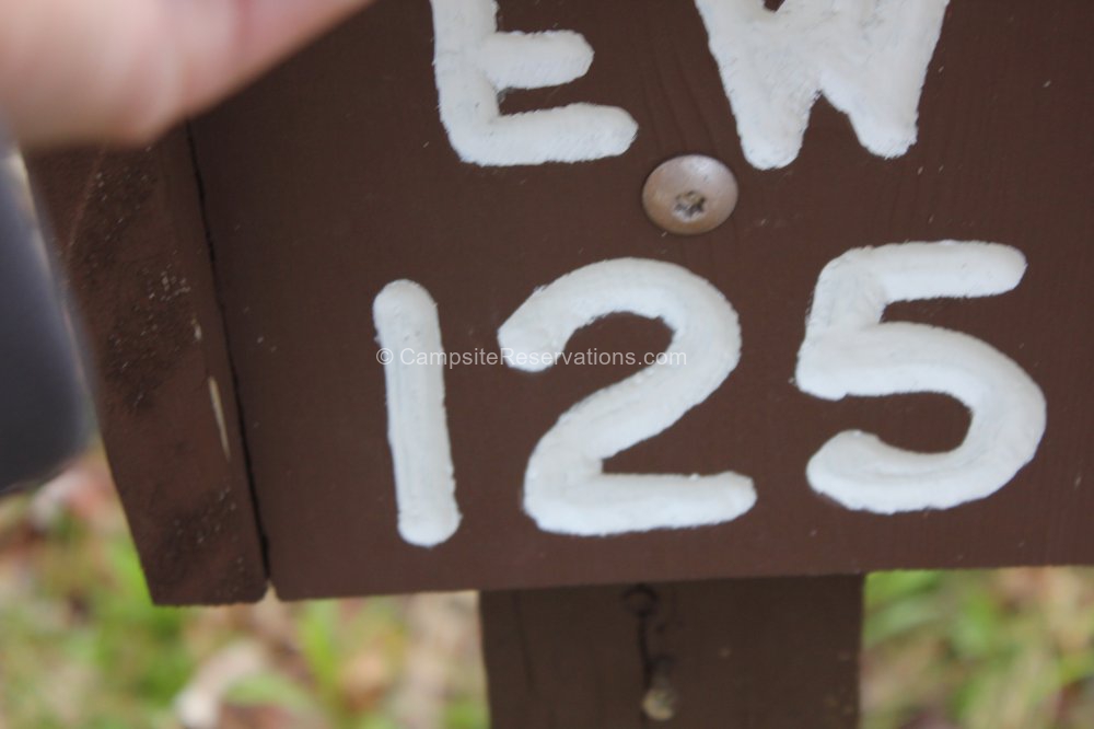 Campsite 125 in Point Beach State Forest Campground at Point Beach ...