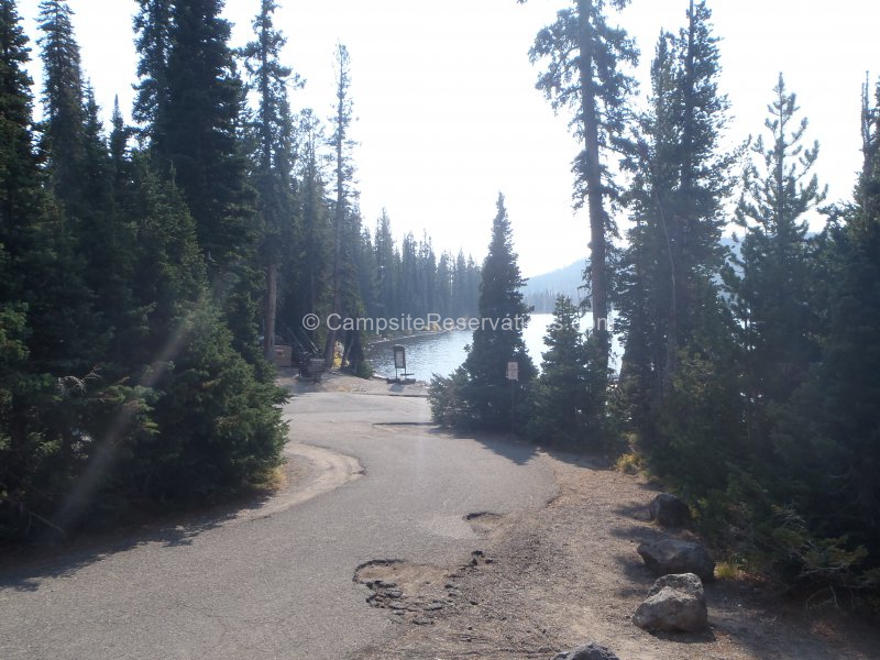Lewis Lake Campground at Yellowstone National Park, Wyoming, United States